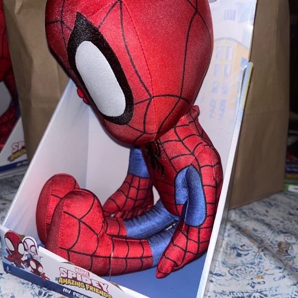 Marvel | Toys | Marvel My Friend Spidey Talking Spiderman 6 Inch Plush ...